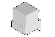 Support Tool for Vertical Power Module for 15-Row Receptacle