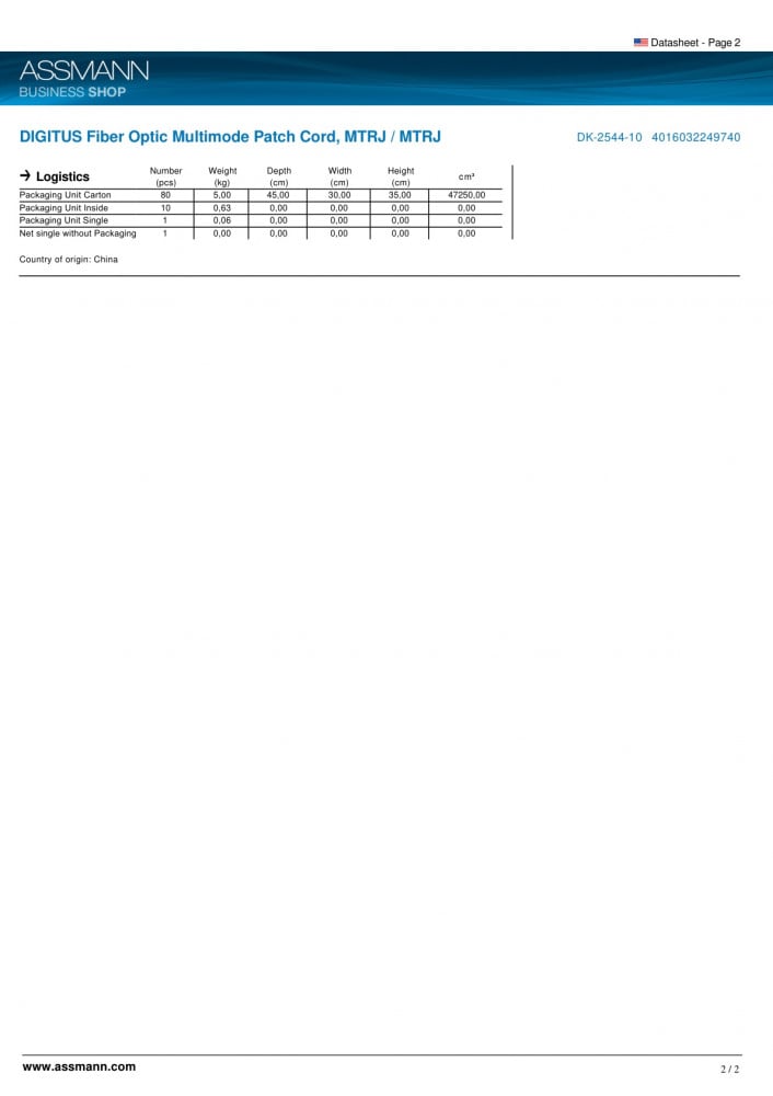 DK-2544-10 technical document page 2