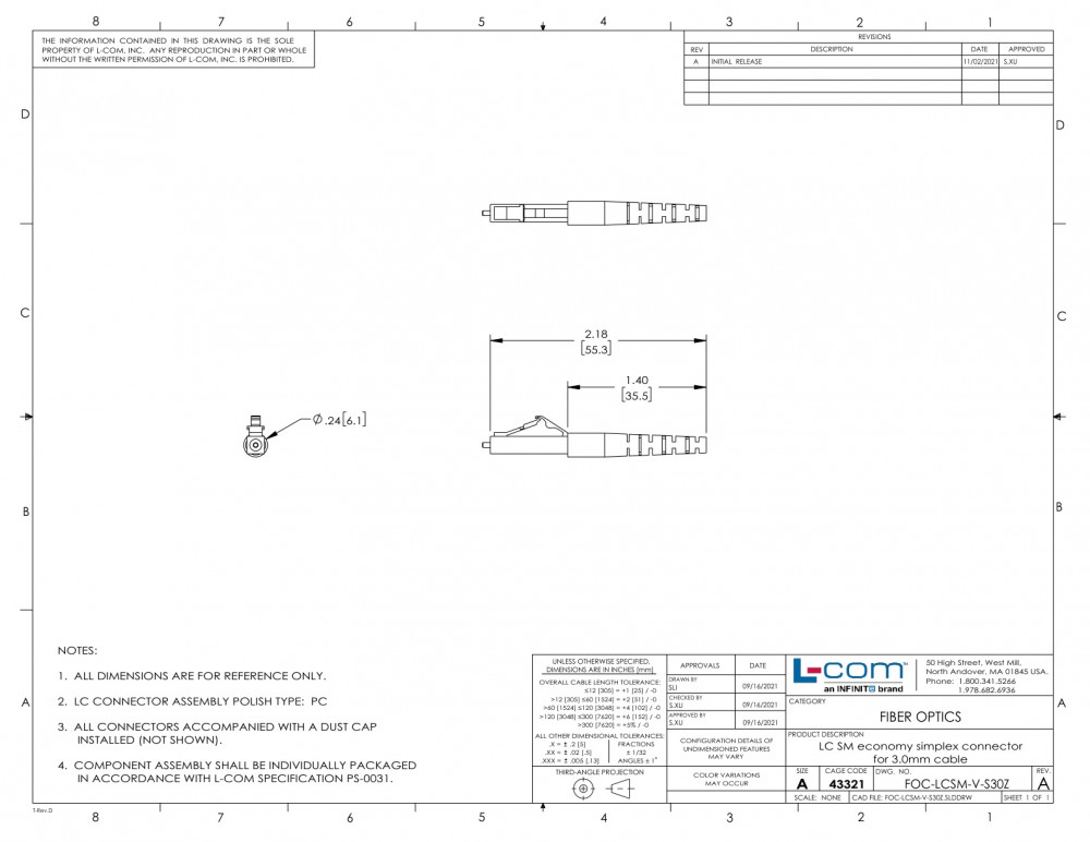 FOC-LCSM-V-S30Z technical document preview