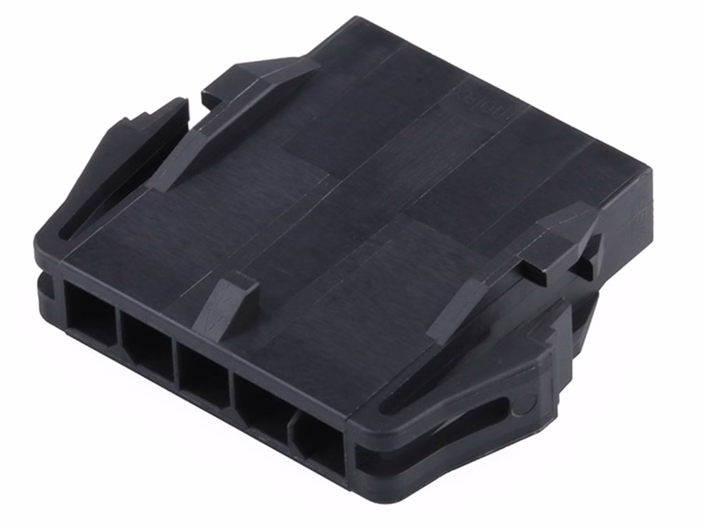 1.00mm Pitch, Rely-On Receptacle Crimp Housing, Single Row, Inner Positive Lock, 3 Circuits, Black