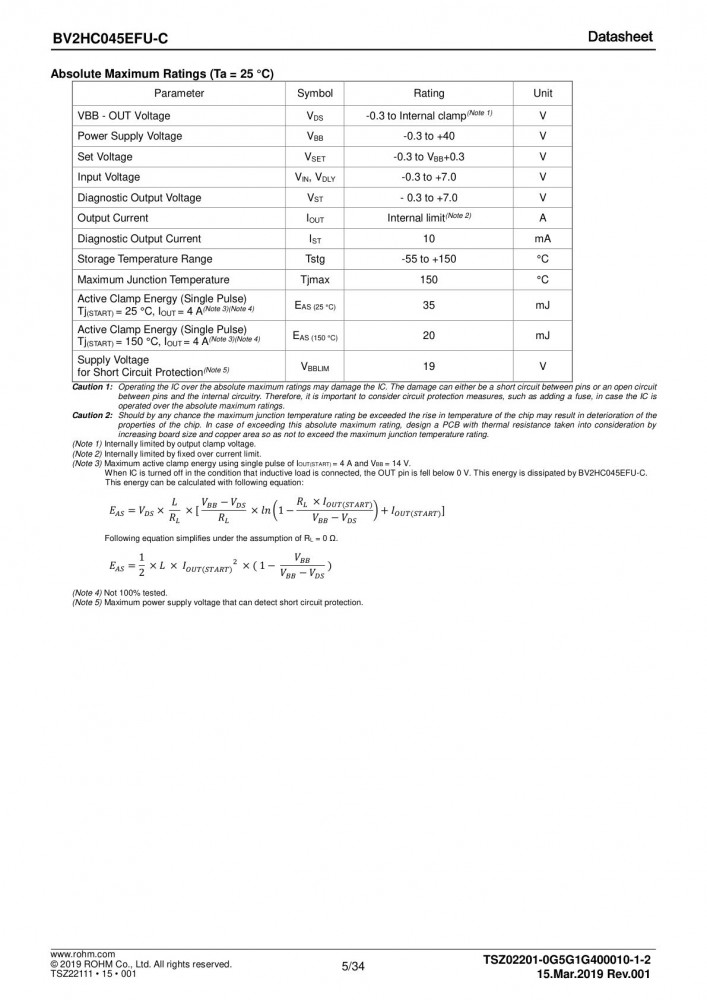 BV2HC045EFU-CE2 datasheet page 5