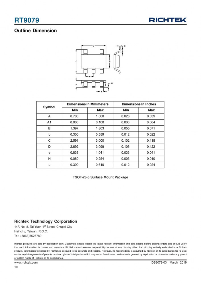 RT9079 datasheet page 10