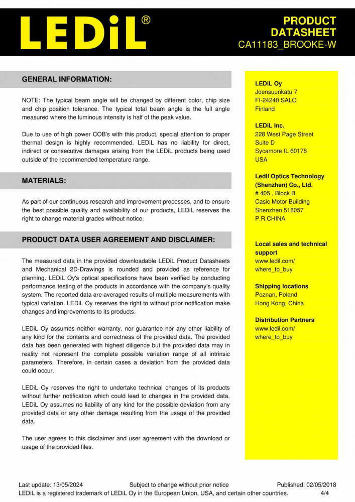 BROOKE-W product document image, page 4
