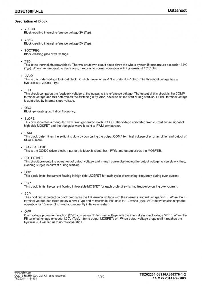 BD9E100FJ-LBGH2 datasheet page 4