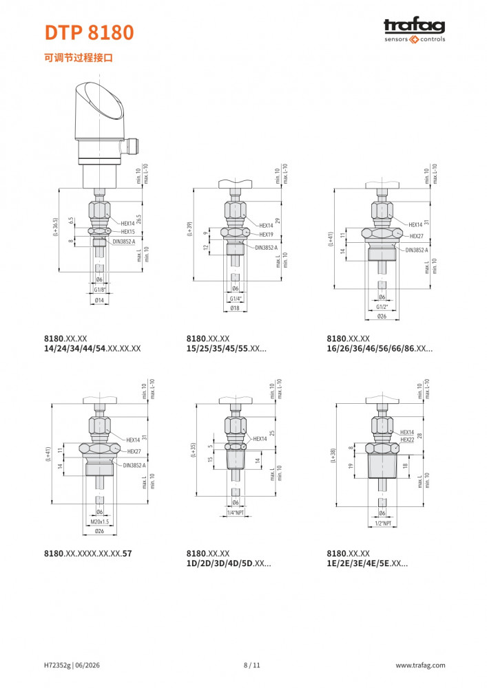Trafag 8180 product document page 8