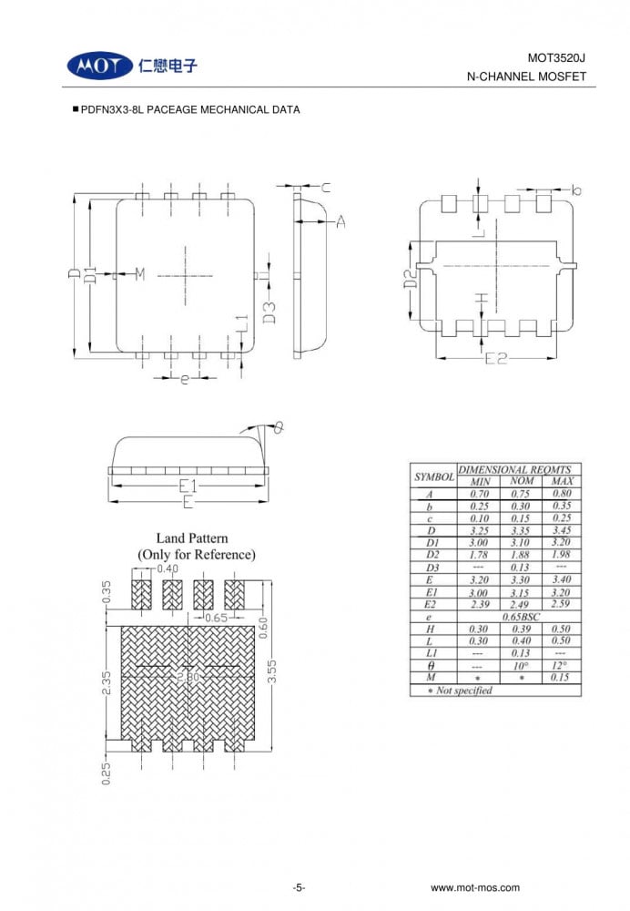 MOT3520J datasheet page 5