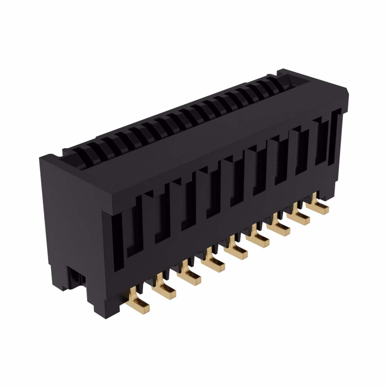Easy-On FFC/FPC Connector, 0.50mm Pitch, Surface Mount, Vertical, Non-ZIF, Reverse Footprint, Gold Plating, Black, 17 Circuits for sale