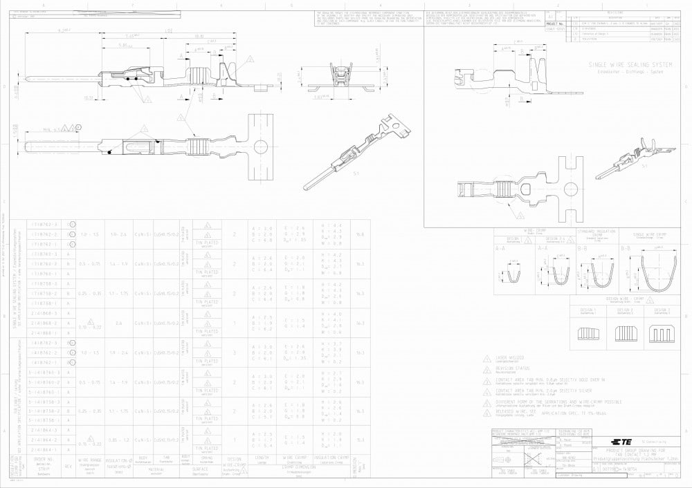 TE Connectivity 5-1418760-3 technical document preview