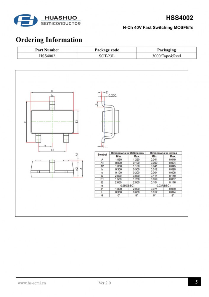 HSS4002 datasheet page 5