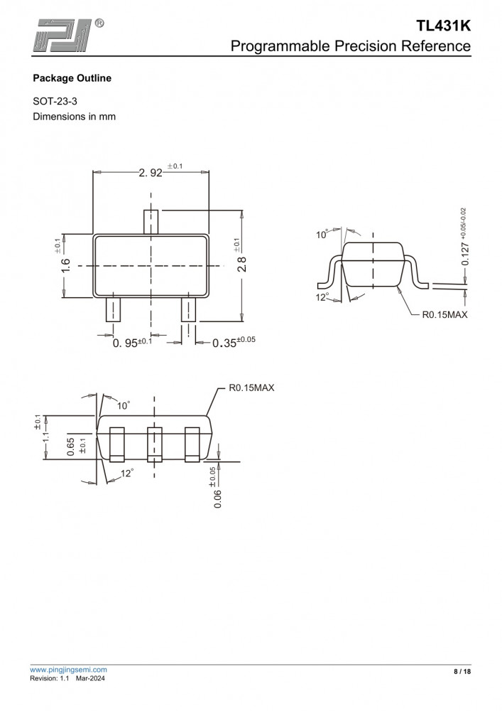 TL431KASE datasheet page 8