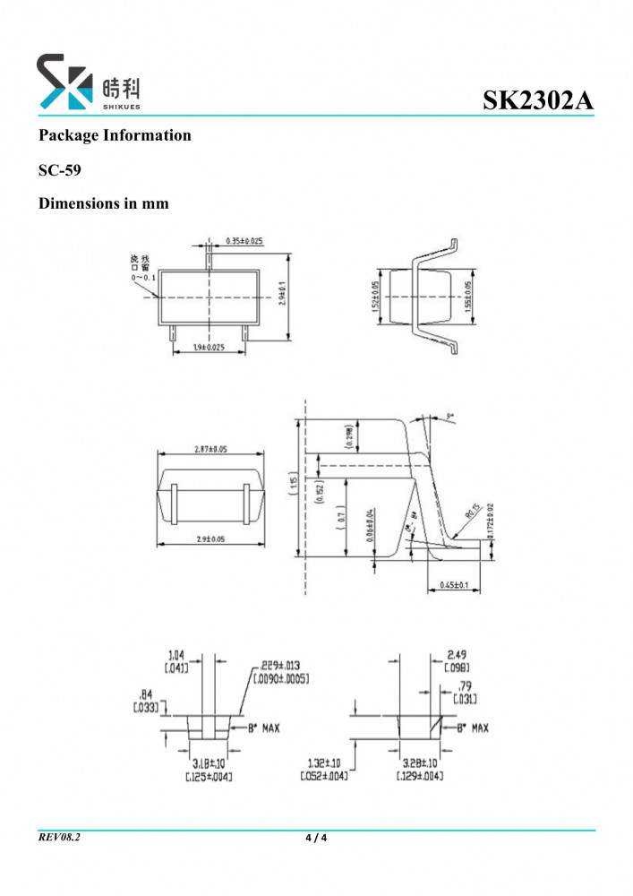 SK2302A datasheet page 4