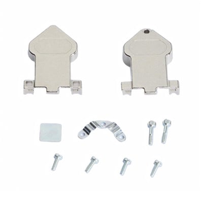 MH CONNECTORS MHDTZK15BKRAPCBK-K D-Sub Backshell Hood