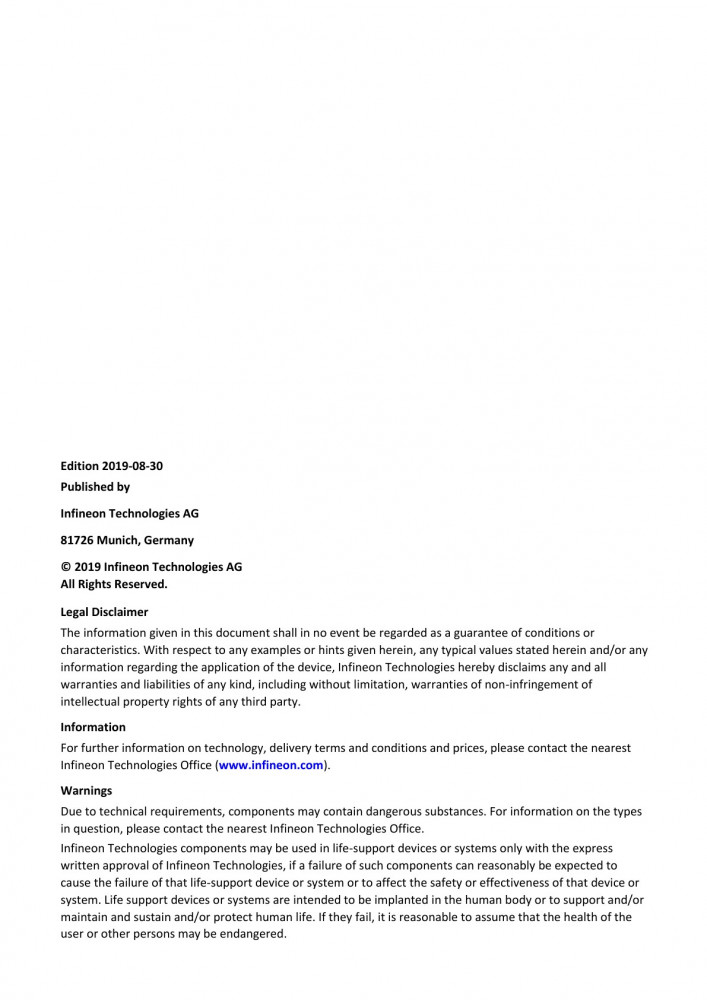 XMC4400 Platform2Go manual page 2