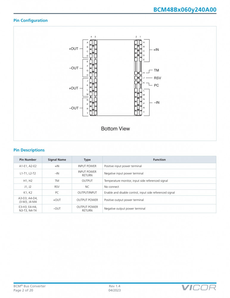 Datasheet page 2 preview