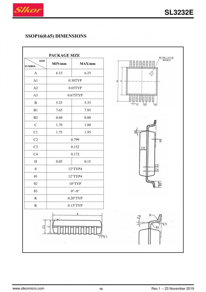 SL3232EESE datasheet page 10