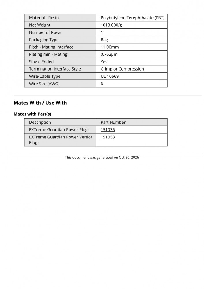 MOLEX 2180570320 product drawing, page 3