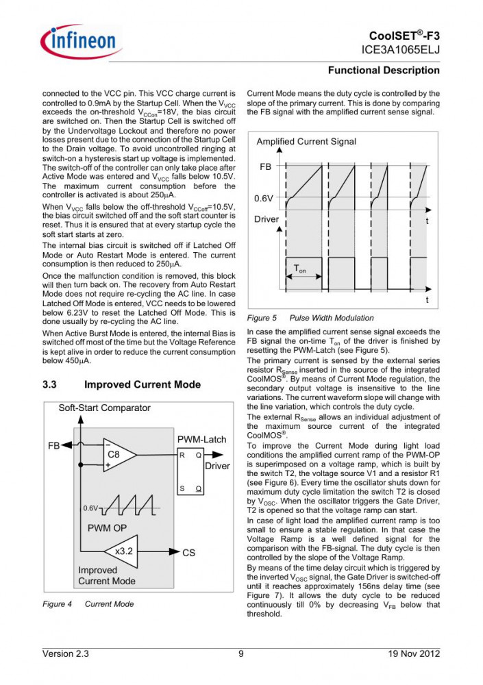 ICE3A1065ELJ datasheet page 9