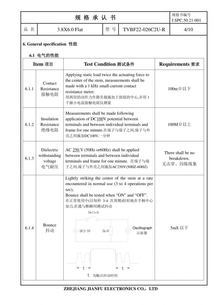 TVBF22-026C2U-R specification page 5