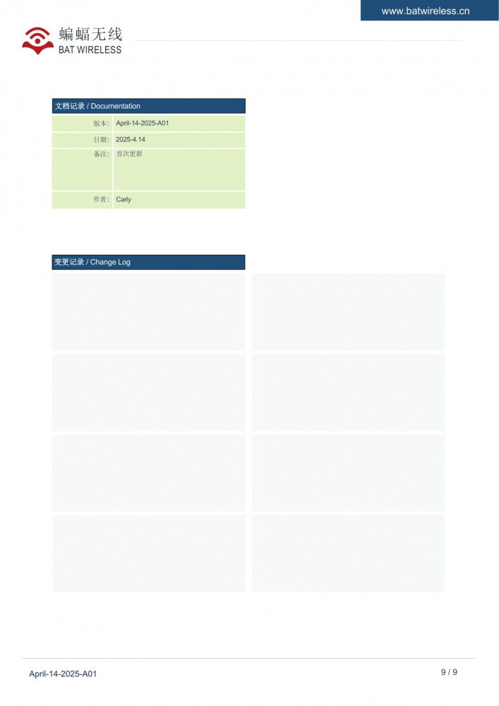 BW0042CG product document page 9