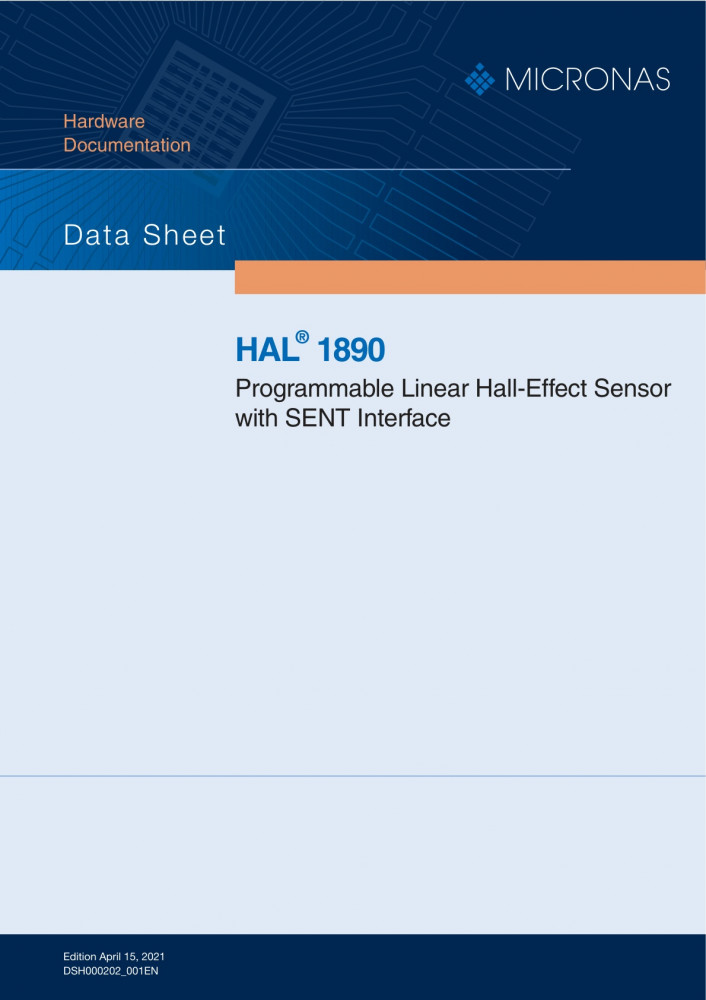 HAL 1890 technical document page 1