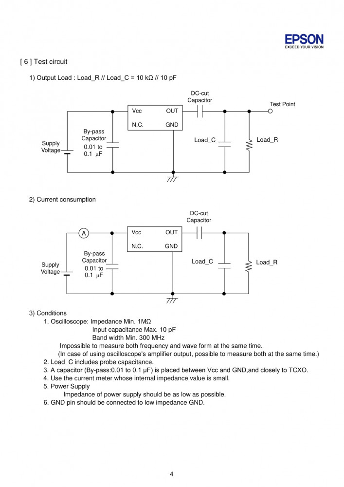 EPSON X1G0042110003 datasheet page 4