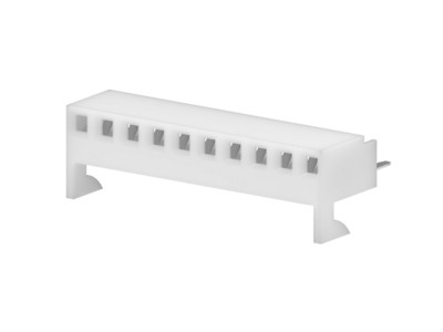 KK 254 PC Board Connector, Top Entry, End-to-End Stackable, with Cat Ear Terminal, 0.51µm Gold (Au) Plating, 10 Circuits, with Hooks for sale
