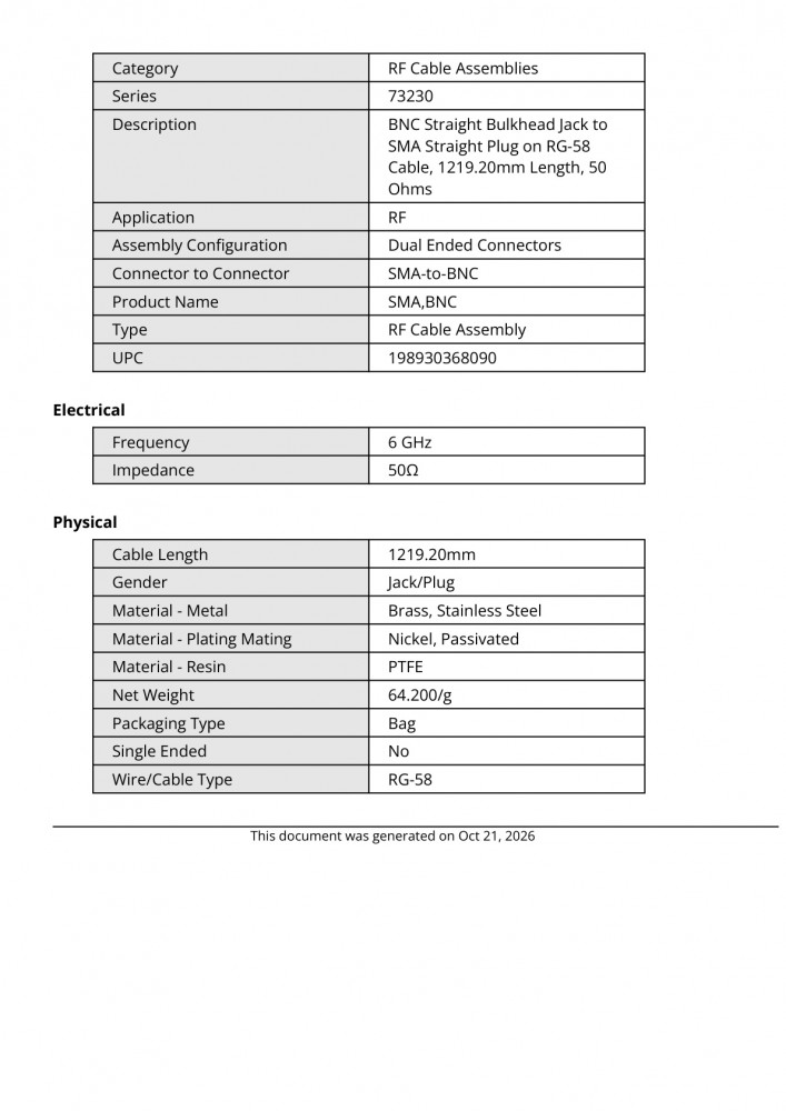 Technical document image 2 for Molex 732306985