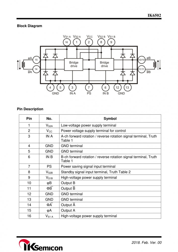 IK6502N datasheet page 2