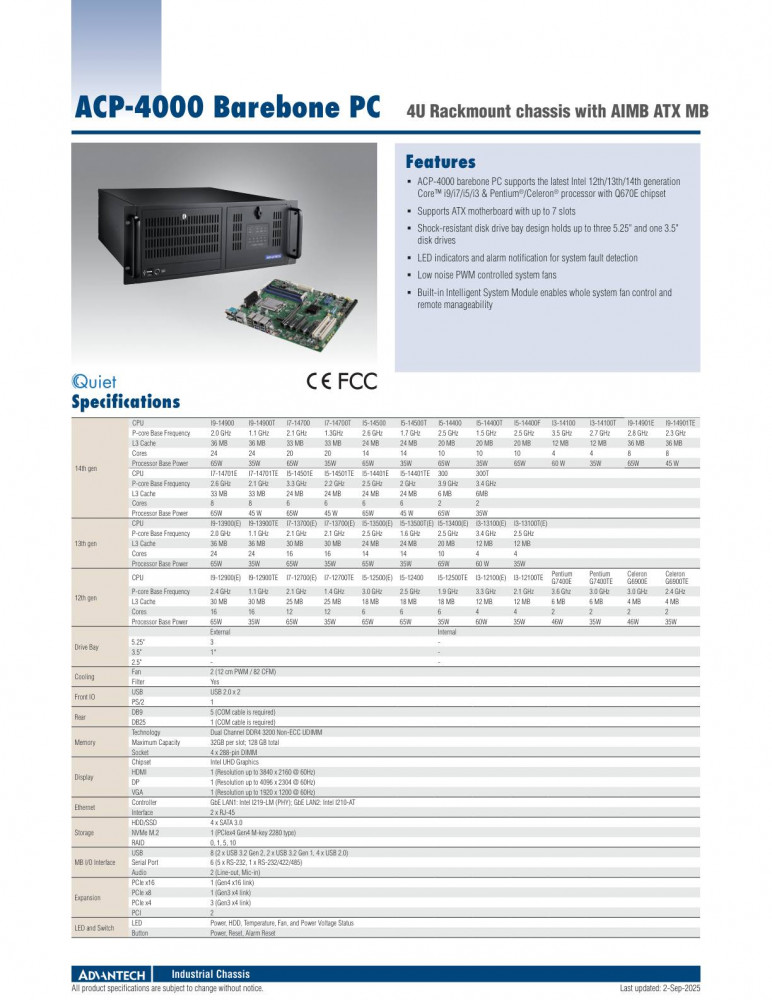 ACP-4000 technical document page 1