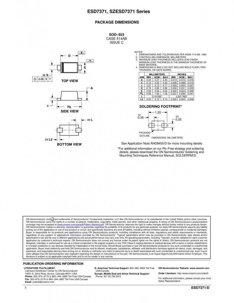 ESD7371 datasheet page 8