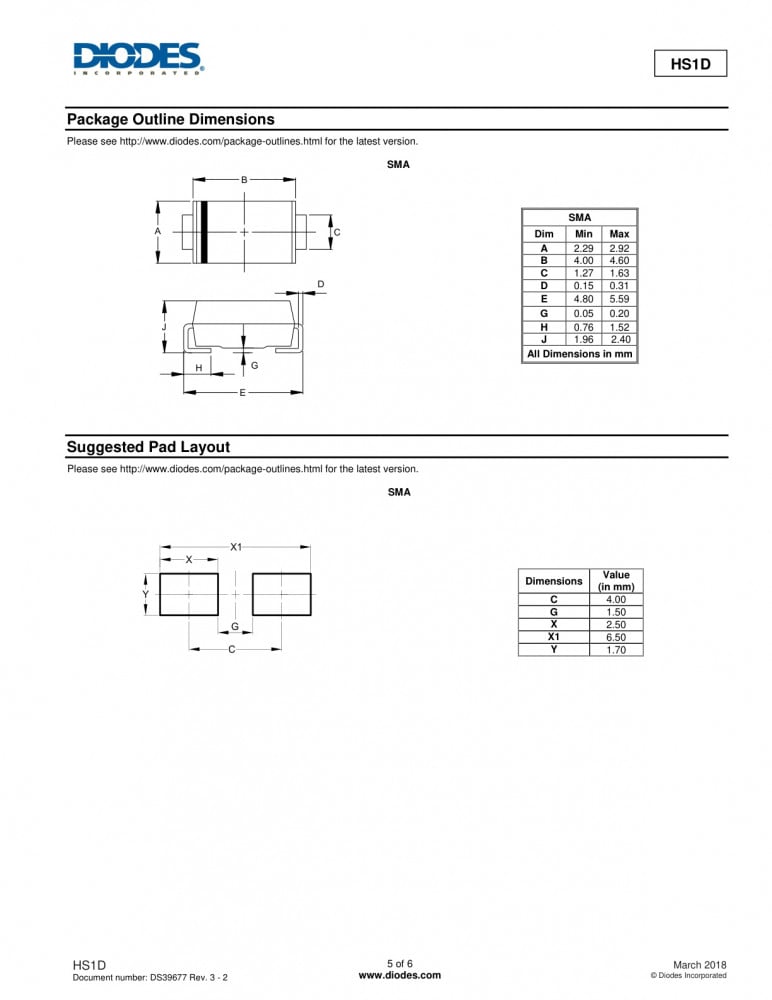 HS1D-13 datasheet page 5