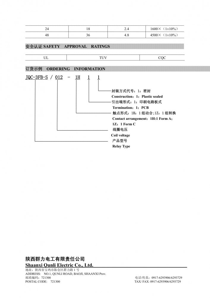 JQC-3FB-S relay datasheet page 3
