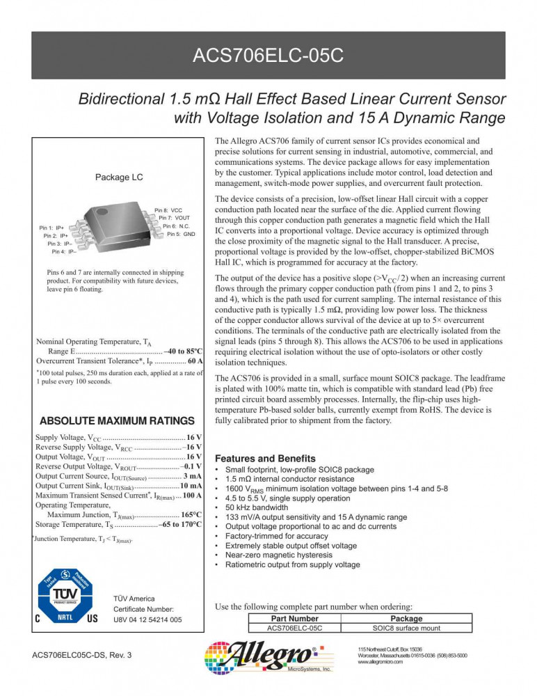 ACS706ELC-05C datasheet page 2