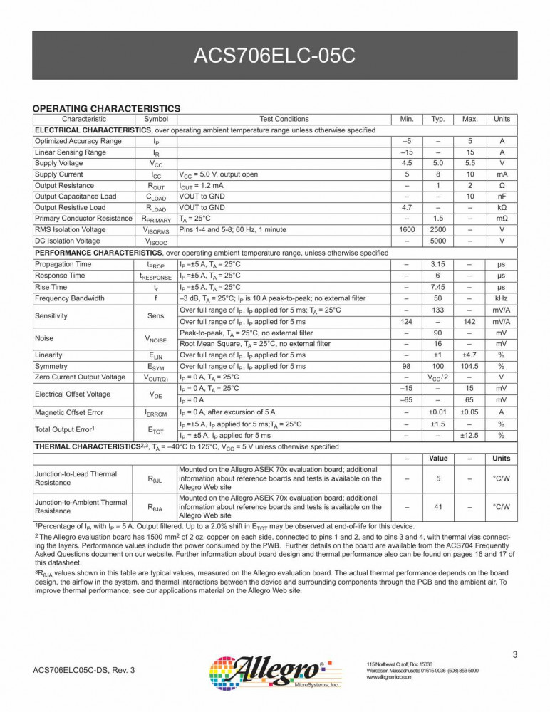 ACS706ELC-05C datasheet page 4