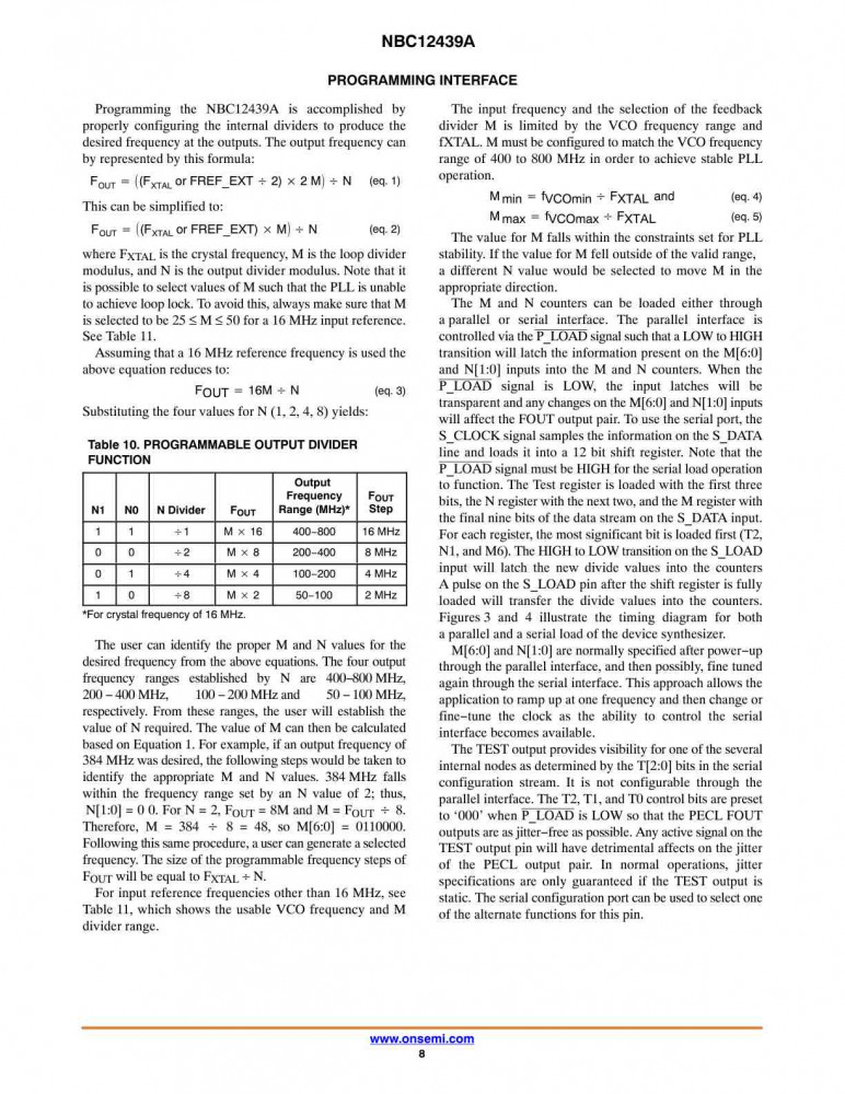 NBC12439 datasheet page 8