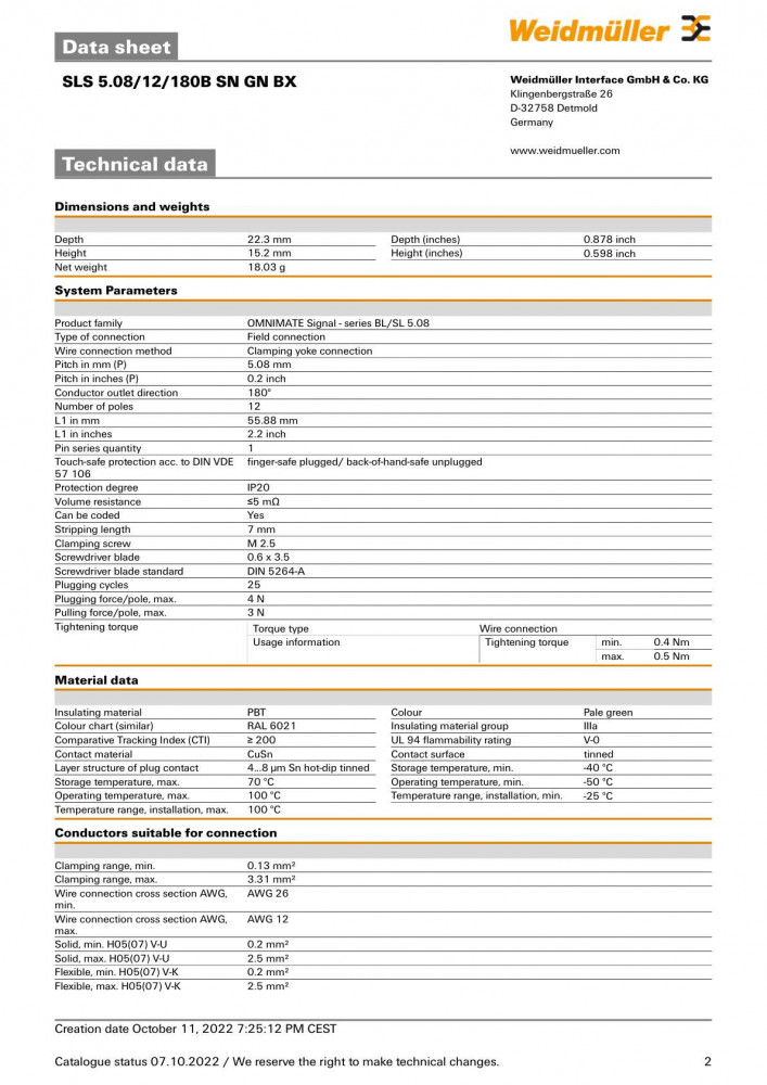 WEIDMULLER 1530370000 document page 2
