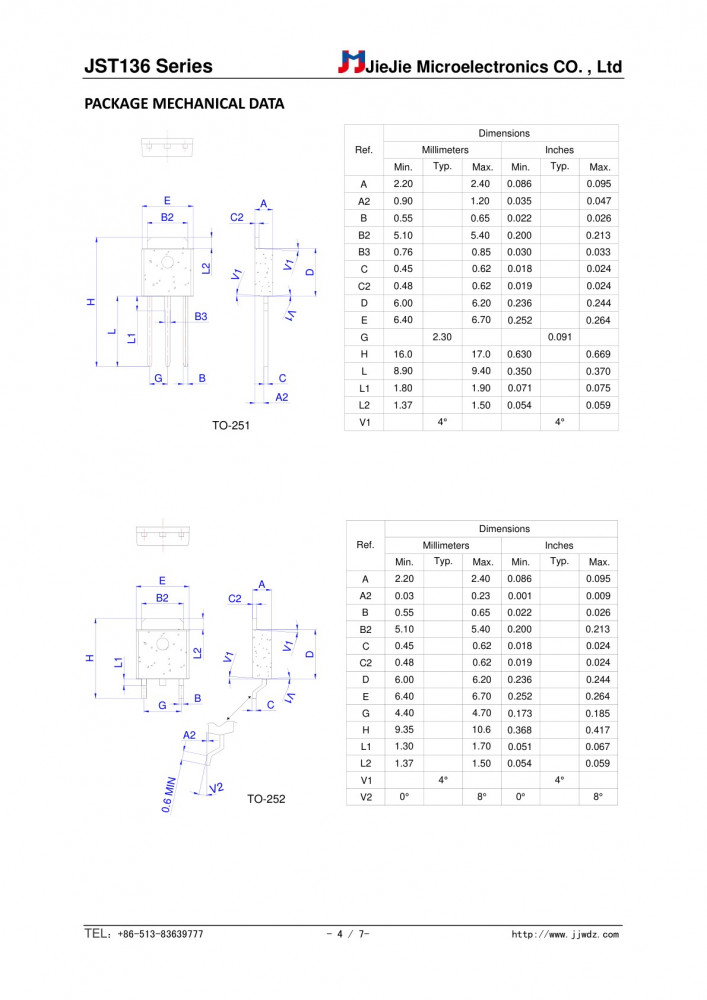 JST136 datasheet page 4