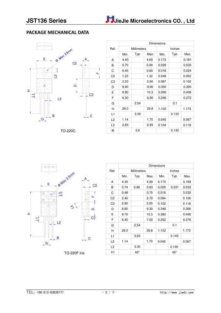 JST136 datasheet page 5