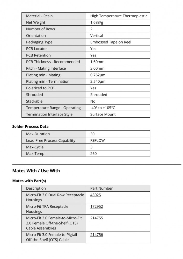 Technical document page 3 for product 430451051
