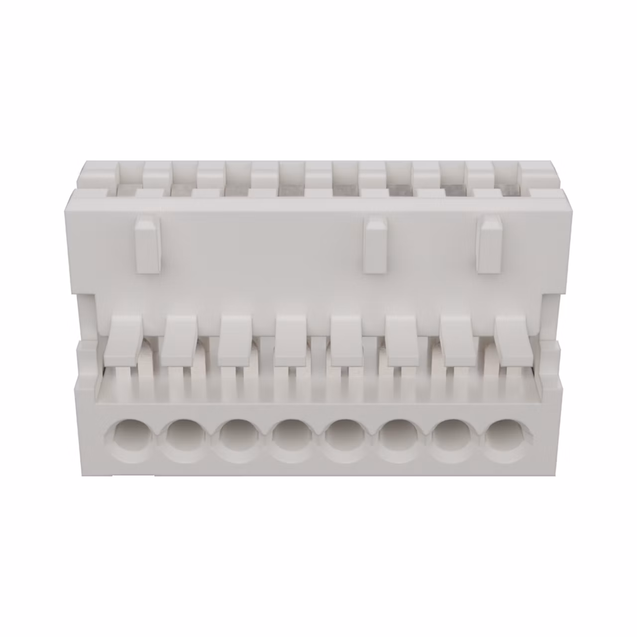 Appli-Mate RAST 2.5 IDT Housing, 2.50mm Pitch, Direct/Indirect, Female, 8 Circuits, Position Keys A, C, D, E, G and I Removed, Blue Color Stripe for sale
