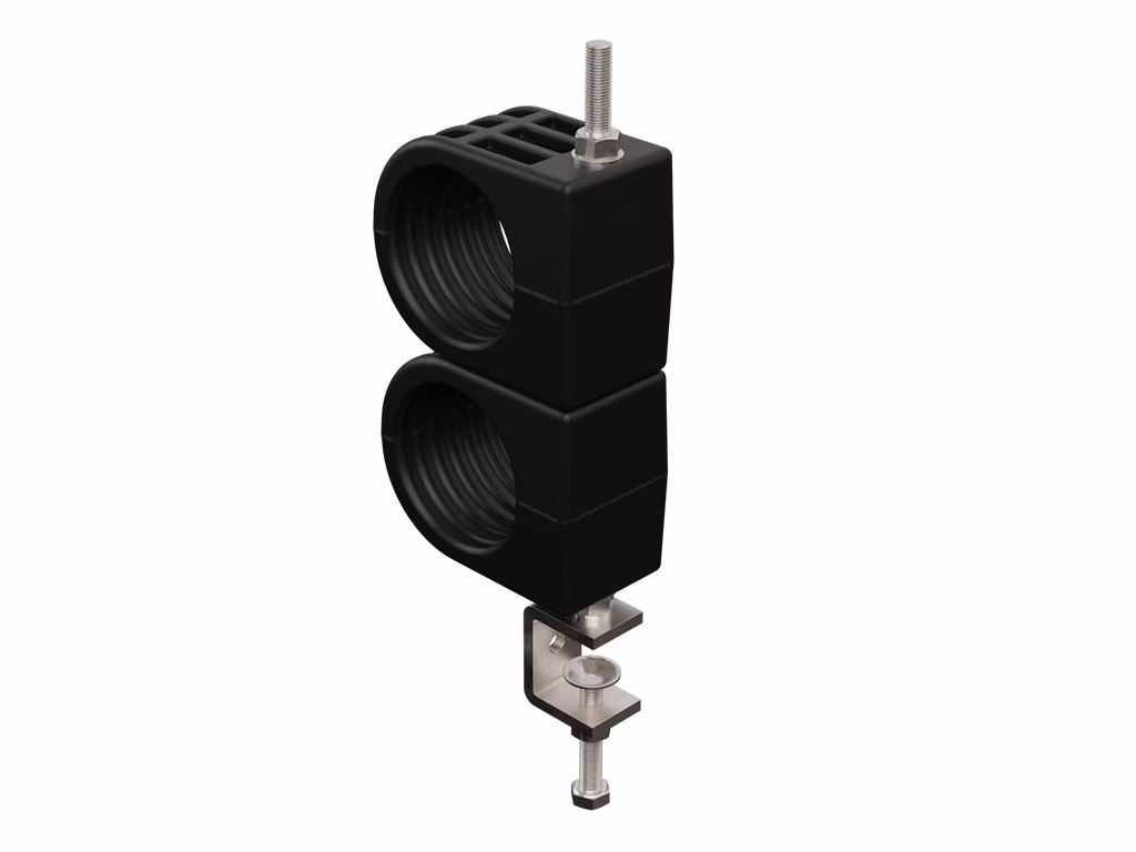 Single Side, 2-Hole, Feeder Clamp for 2-1/4
