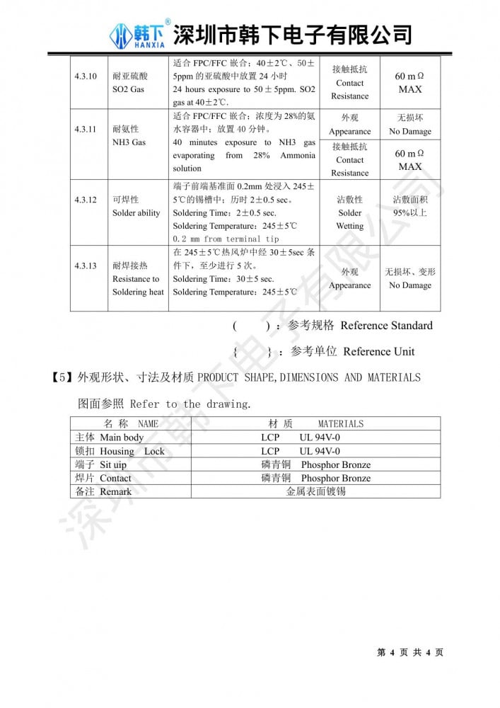 HX 0.5-24P XGXJ-H2.0 specification page 6