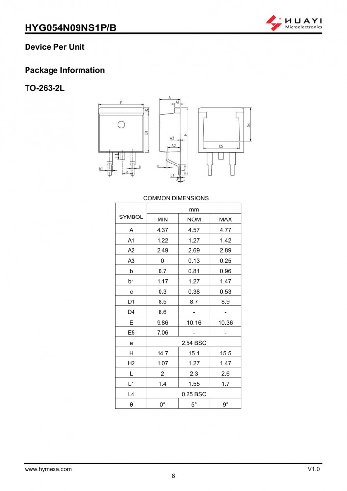 HYG054N09NS1P datasheet page 8