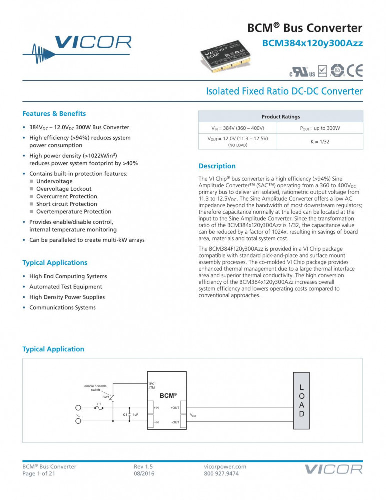 BCM384T120T300A00 technical document page 1