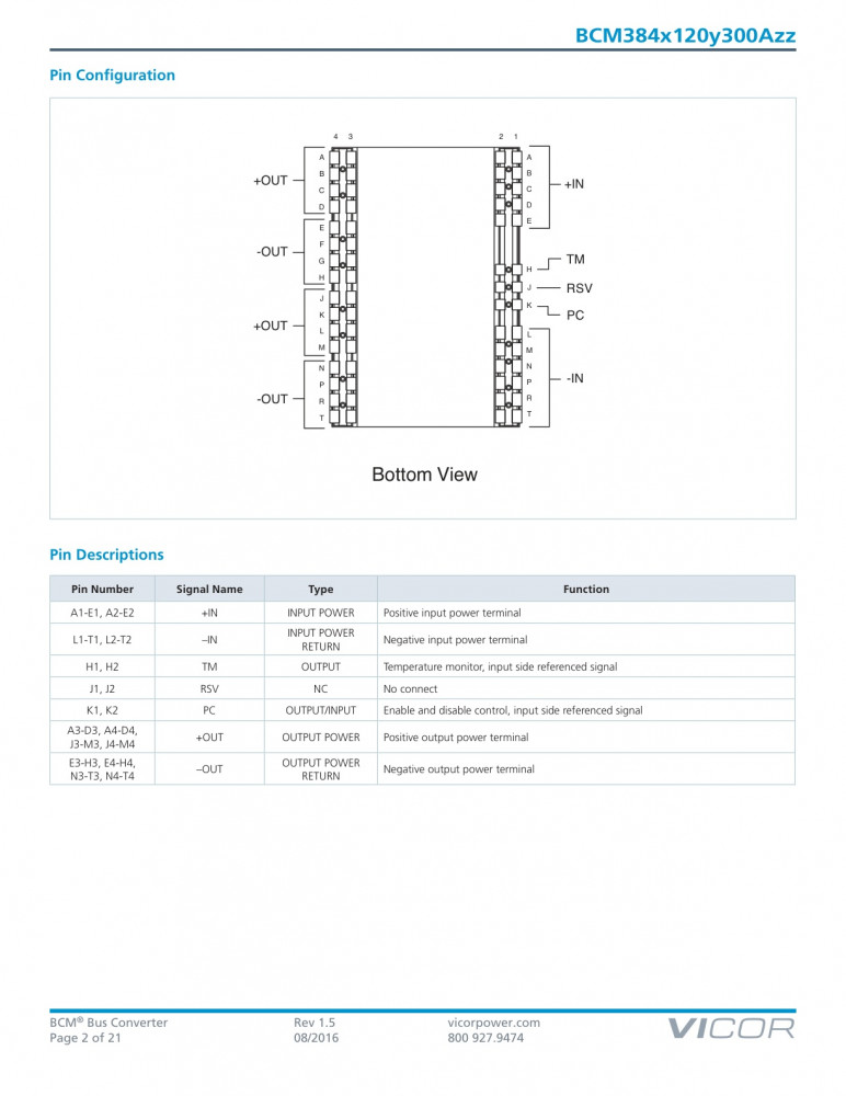 BCM384T120T300A00 technical document page 2
