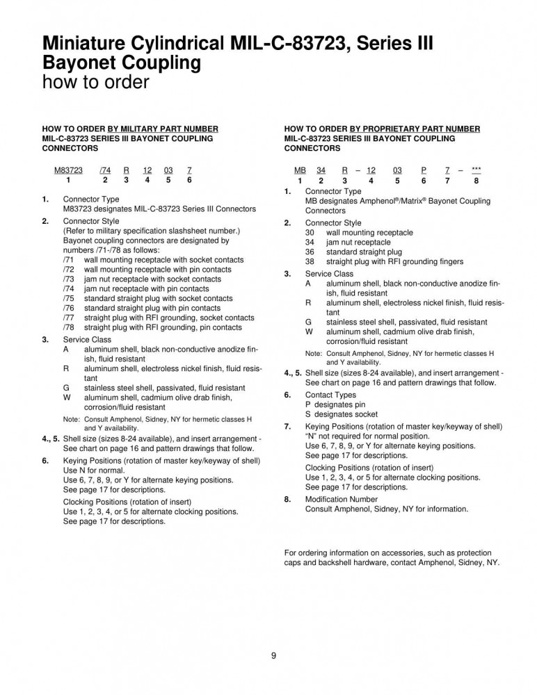 Amphenol catalog page 10
