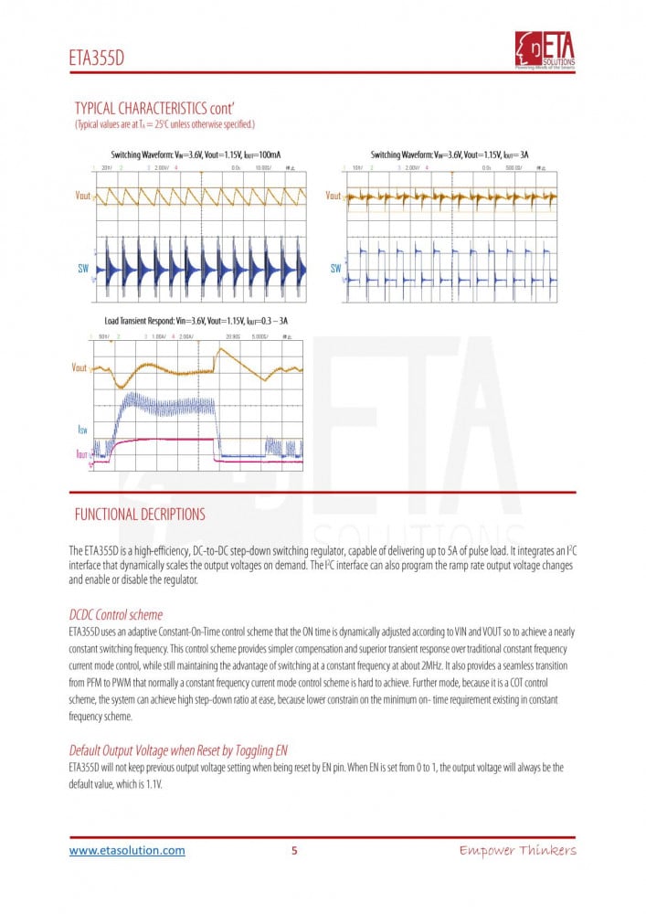 ETA355DCSU datasheet page 5