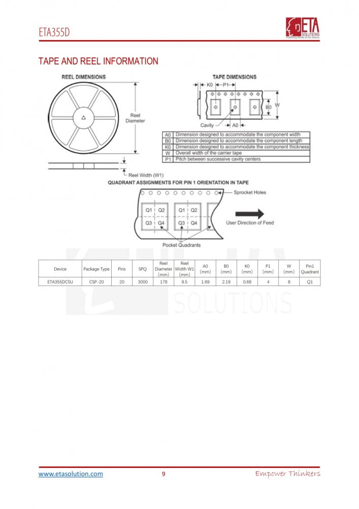 ETA355DCSU datasheet page 9