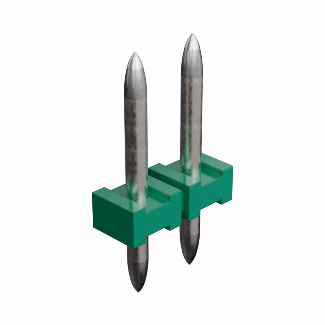 3.50mm Pitch Eurostyle Vertical PCB Pin Header, Breakable, 2 Circuits for sale