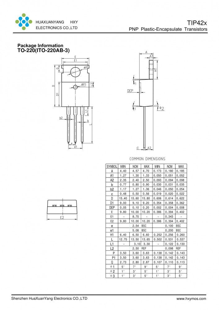 TIP42C-HXY datasheet page 3